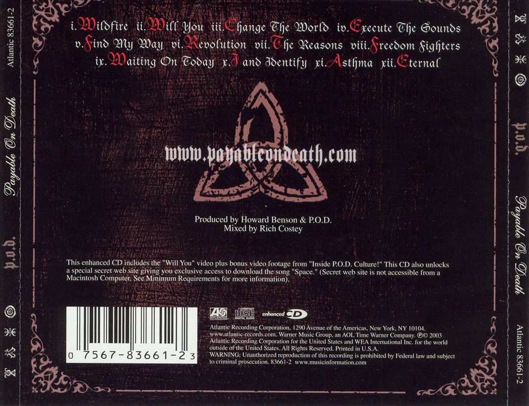 Payable on Death – P.O.D. – Resound Music