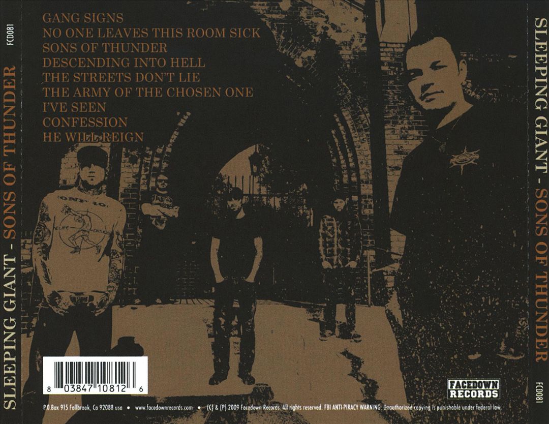 Sons of Thunder – Sleeping Giant – Resound Music